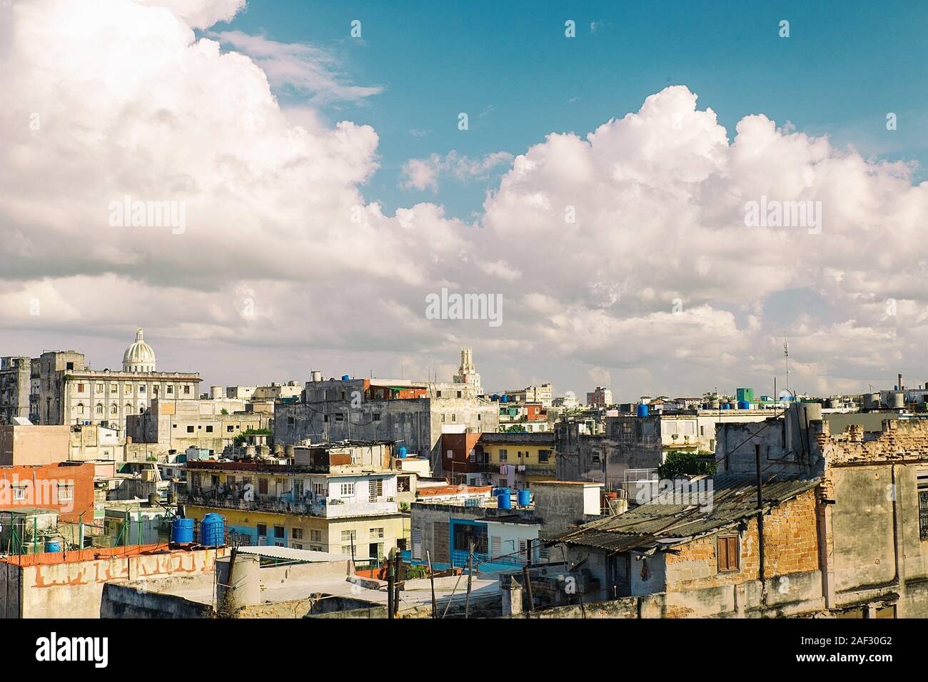 Havana old town roofs hi-res stock photography and images - Alamy
