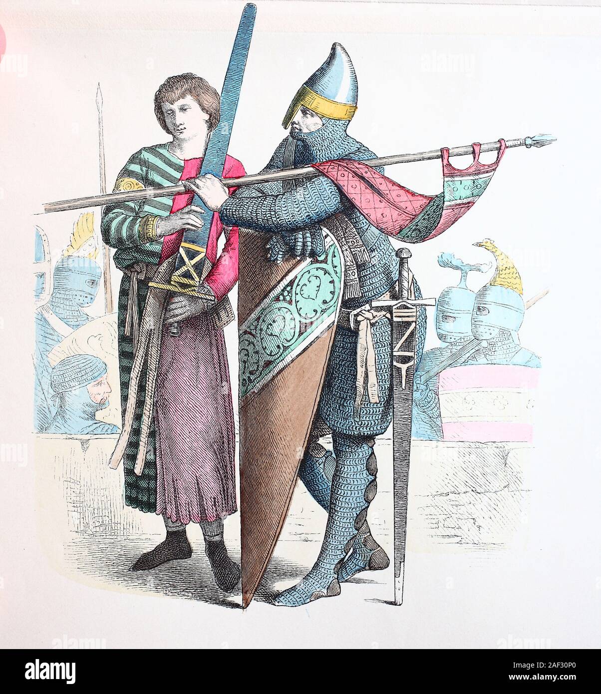 Knights of the first crusade hi-res stock photography and images - Alamy