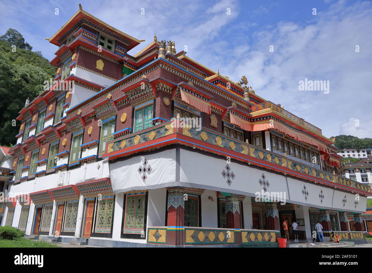 Building of Ranka Monastery in Sikkim, India Stock Photo - Alamy