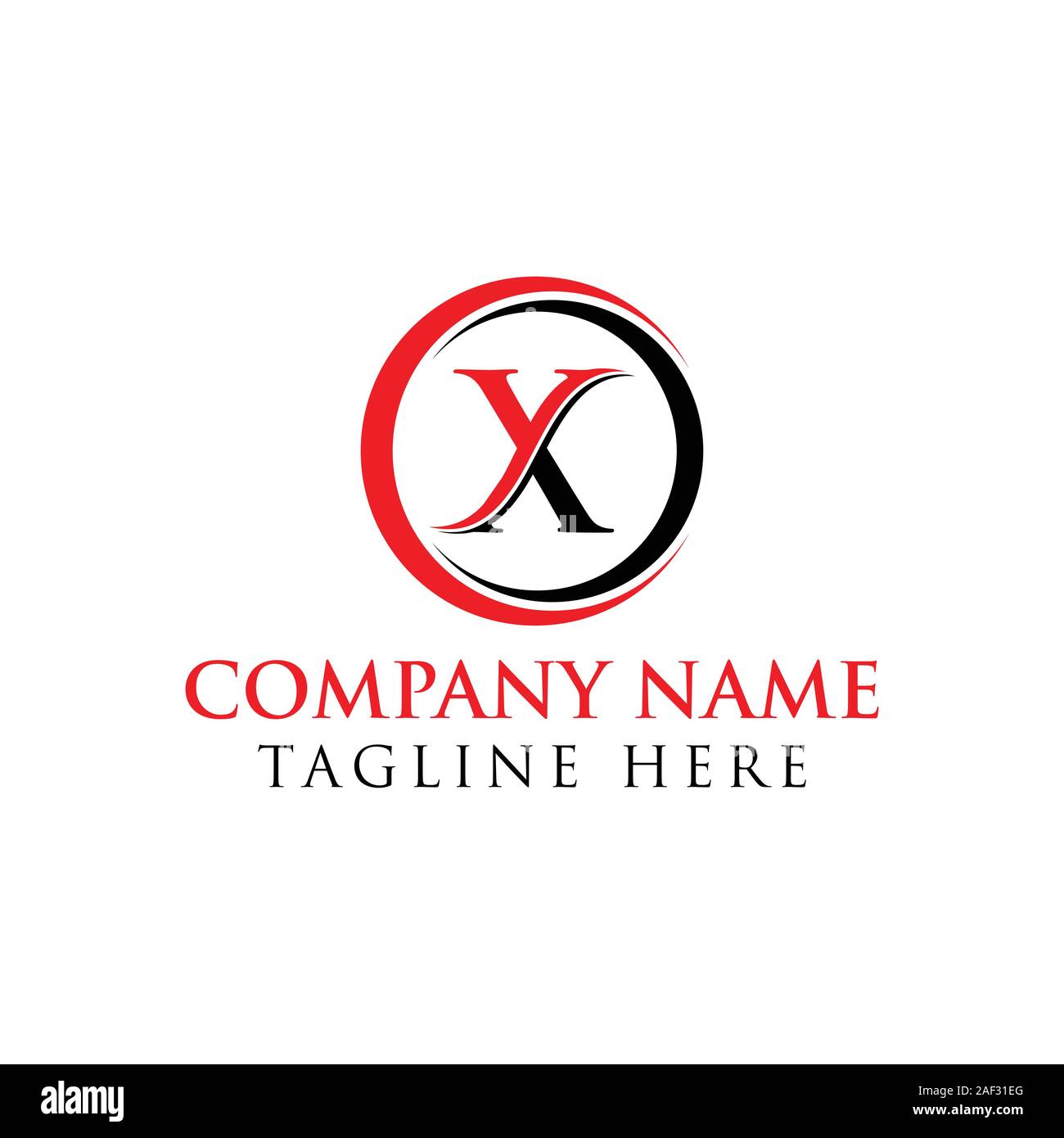 Initial Letter X Logo With Creative Modern Business Typography Vector ...