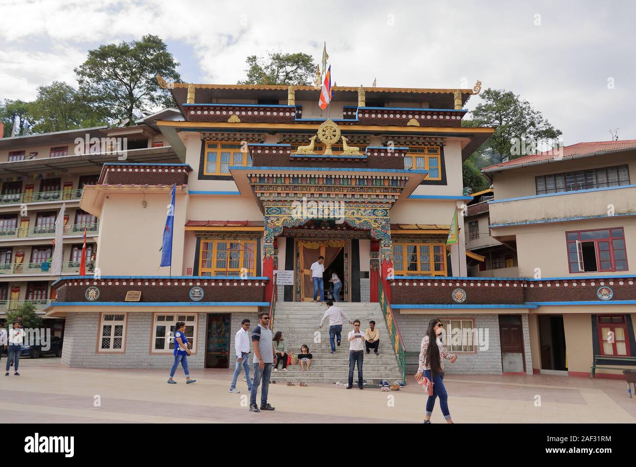 Gonjang Monastery in Sikkim, India Stock Photo - Alamy