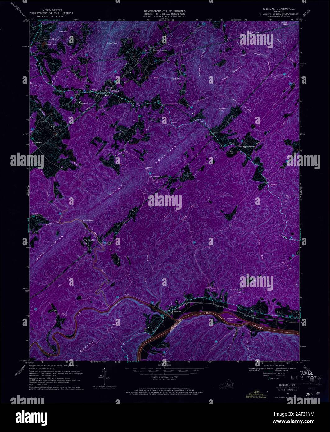 Map of shipman hi-res stock photography and images - Alamy