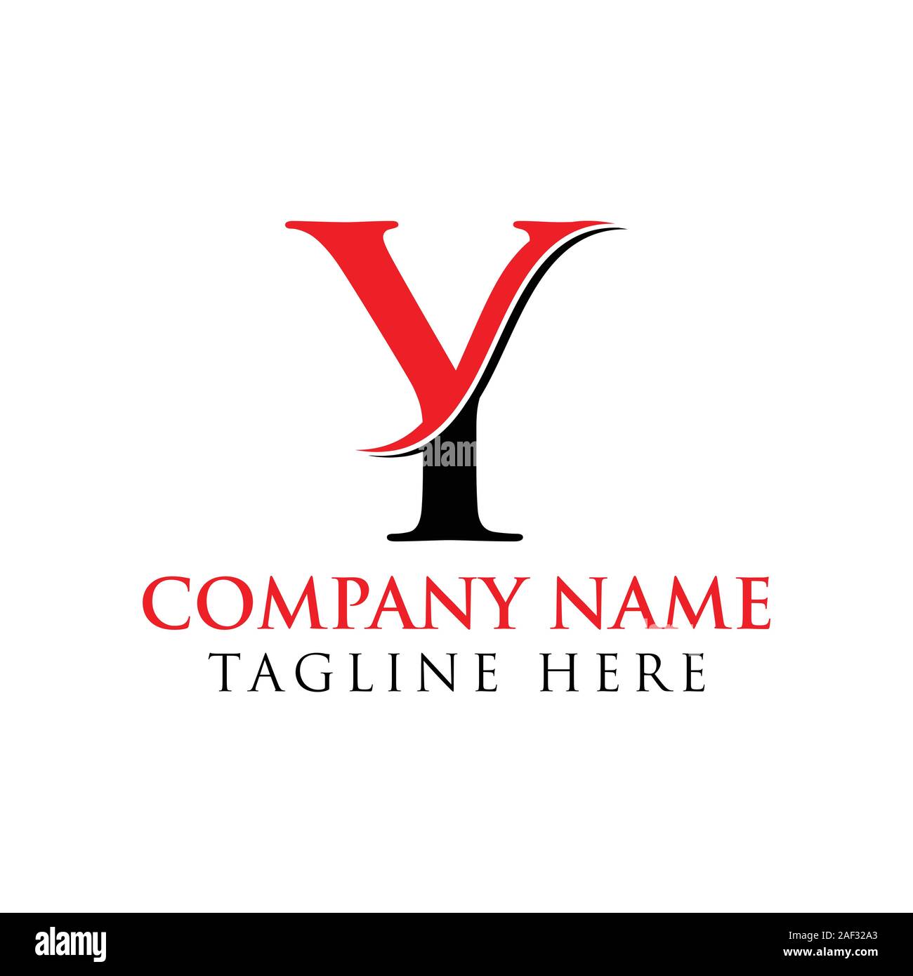 Y logo design Stock Vector Images - Alamy