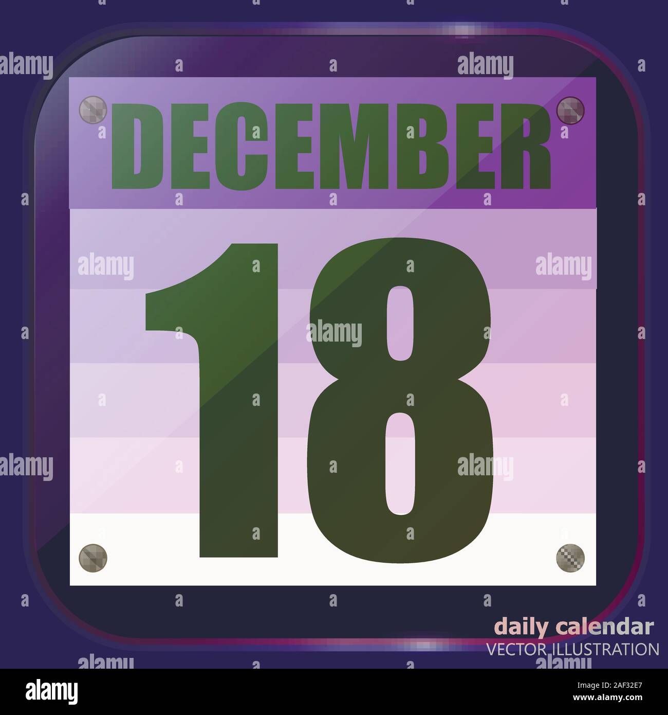 Birthday december 18 Stock Vector Images - Alamy