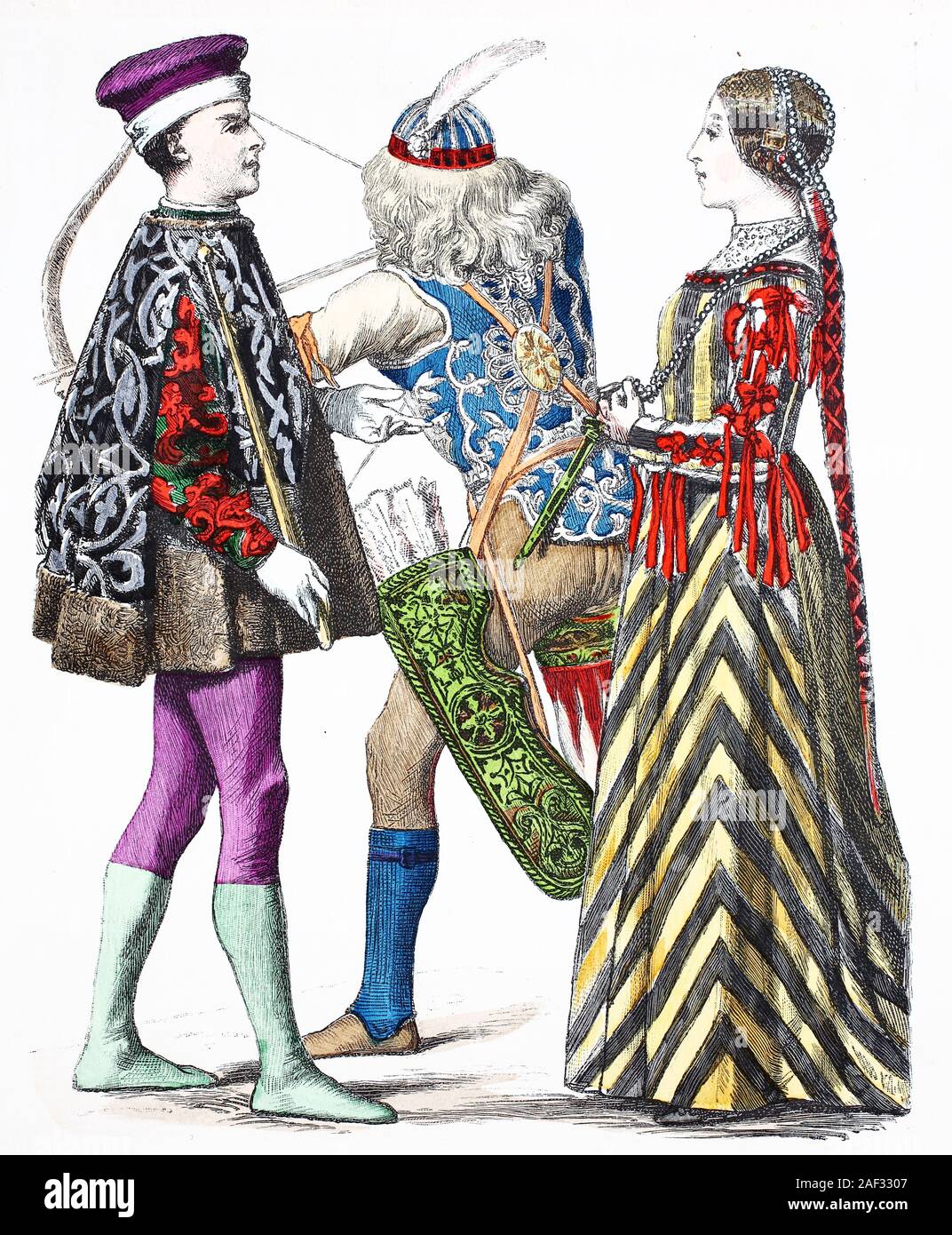 National costume, clothes, history of the costumes, man from Rimini ...