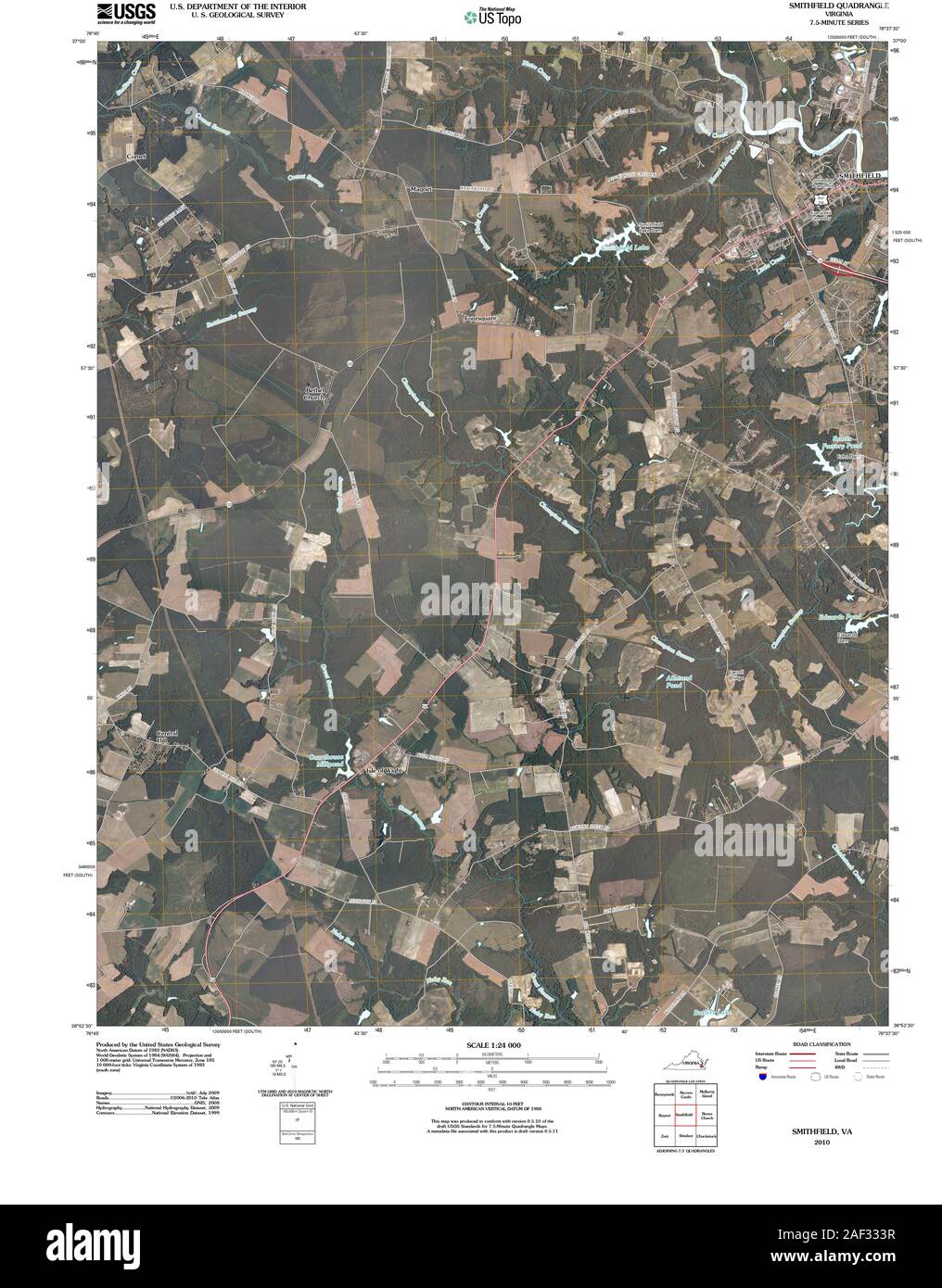 VA Smithfield 20100819 TM Stock Photo - Alamy