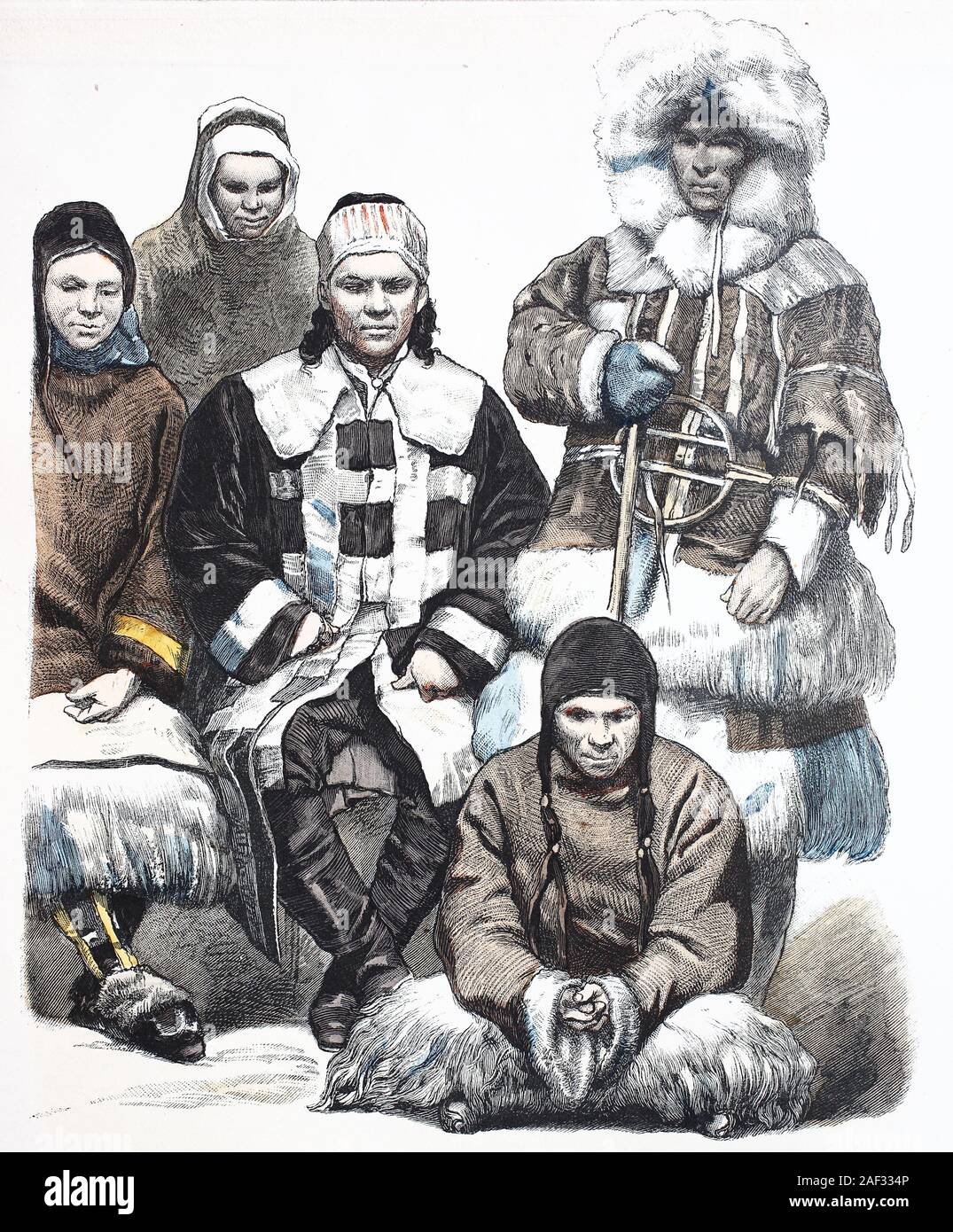 National costume, clothes, history of the costumes, nomad of the Amur ...