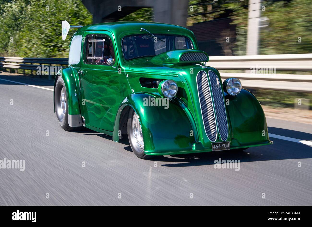1955 Ford Pop based dragster hot rod Stock Photo - Alamy