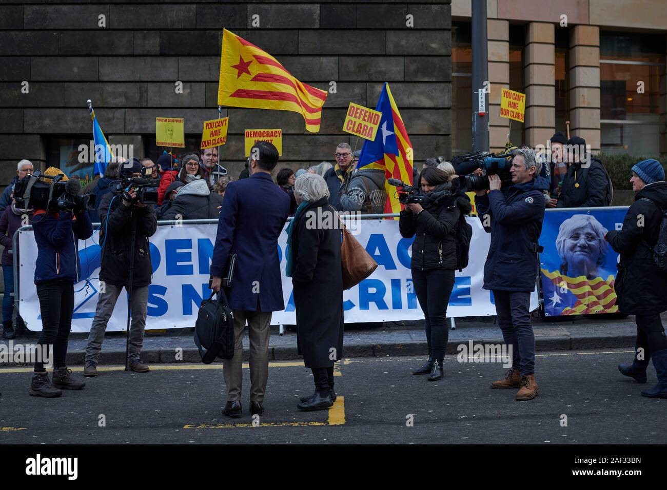 Lawyer Aamer Anwar Outside Edinburgh Sheriff Court High Resolution ...