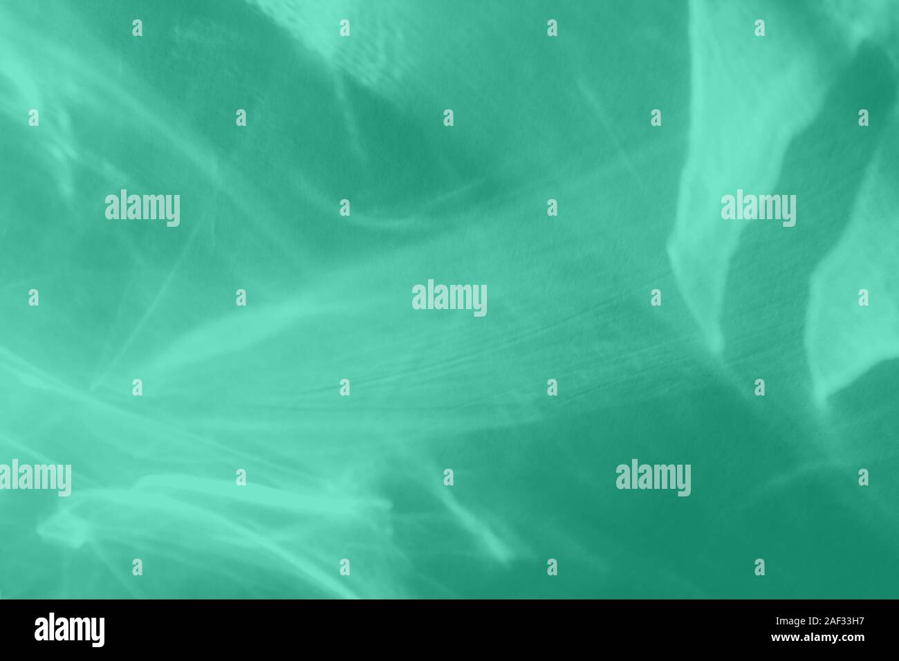 Trendy mint colored abstract background with light and shadows caustic ...