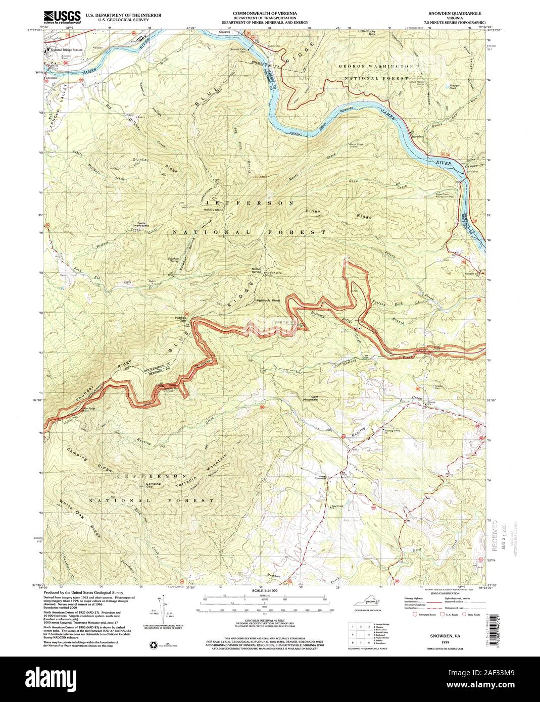 VA Snowden 186721 1999 24000 Stock Photo - Alamy