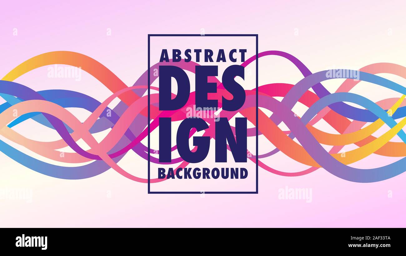 Abstract Ribbons Design