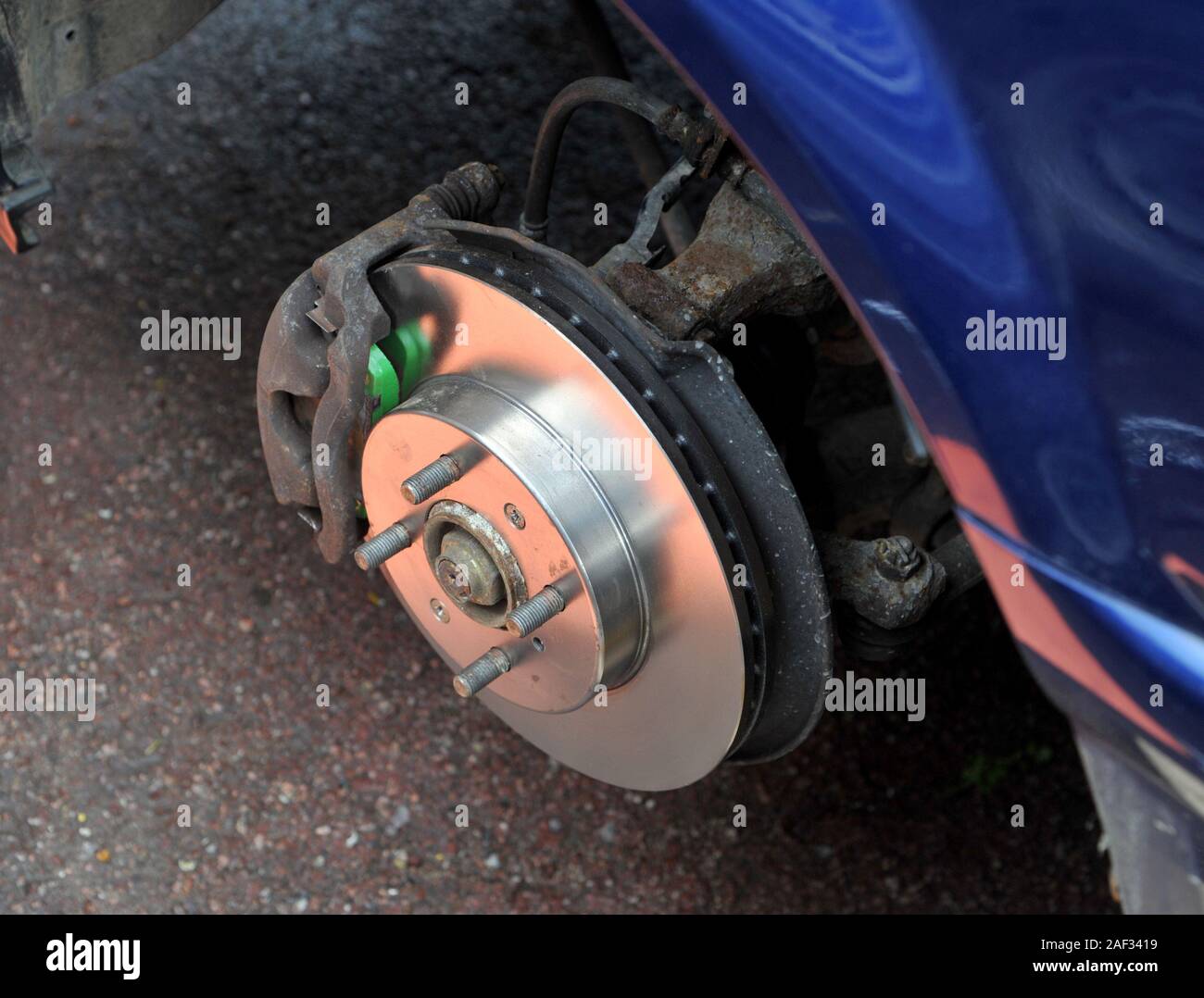 Car brakes hi-res stock photography and images - Alamy