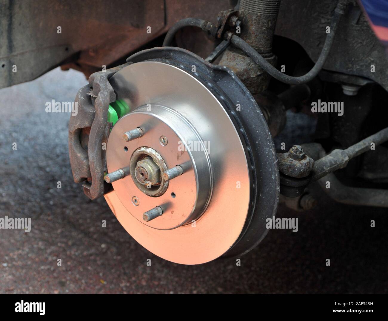 Car brakes hi-res stock photography and images - Alamy