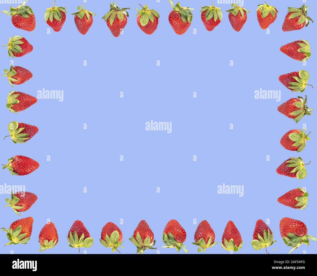Strawberry border hi-res stock photography and images - Alamy