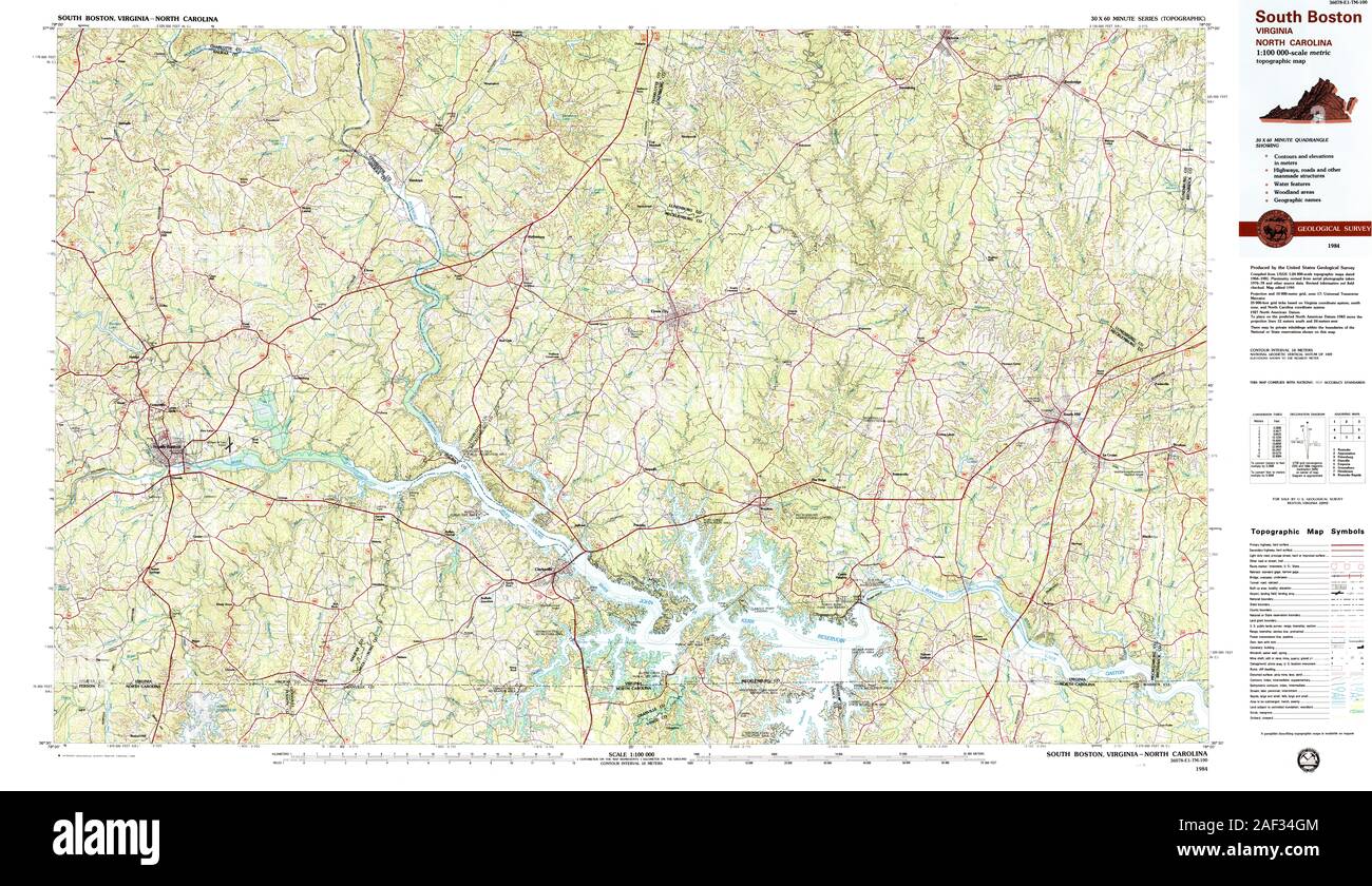 South boston map Cut Out Stock Images & Pictures - Alamy