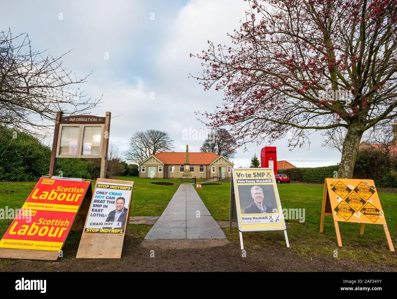 Athelstaneford village, East Lothian, Scotland, United Kingdom, 12th ...