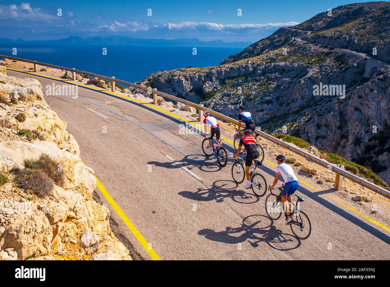 Cap de formentor biking hi-res stock photography and images - Alamy