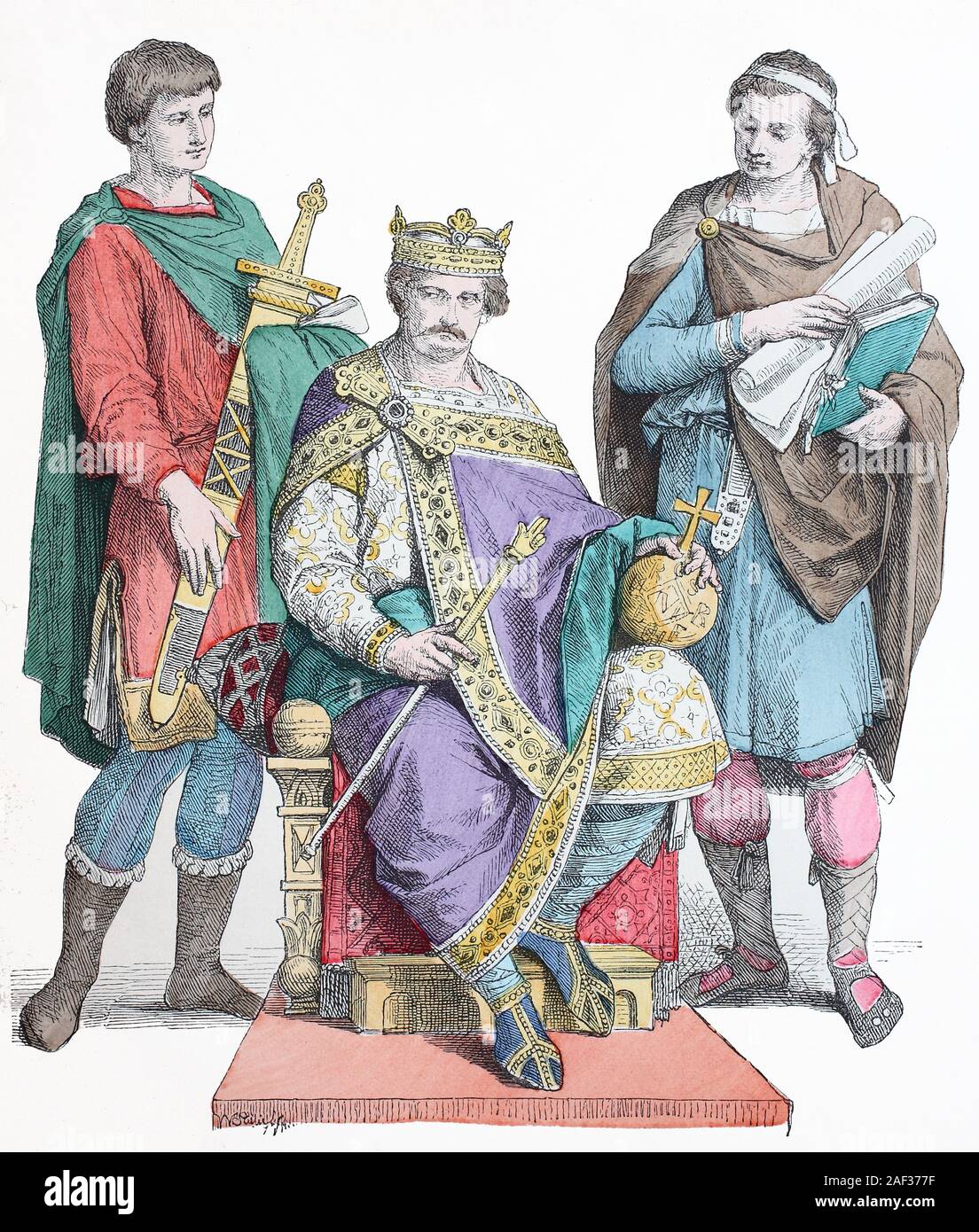 National costume, clothes, history of the costumes, garments of king ...