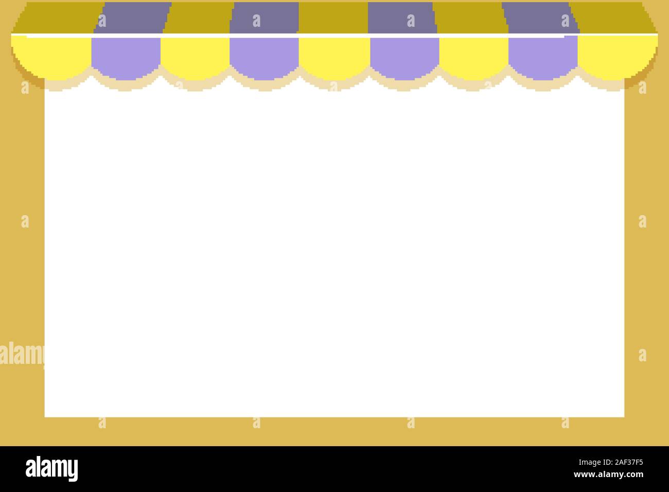 Shop sign with yellow frame illustration Stock Vector Image & Art - Alamy