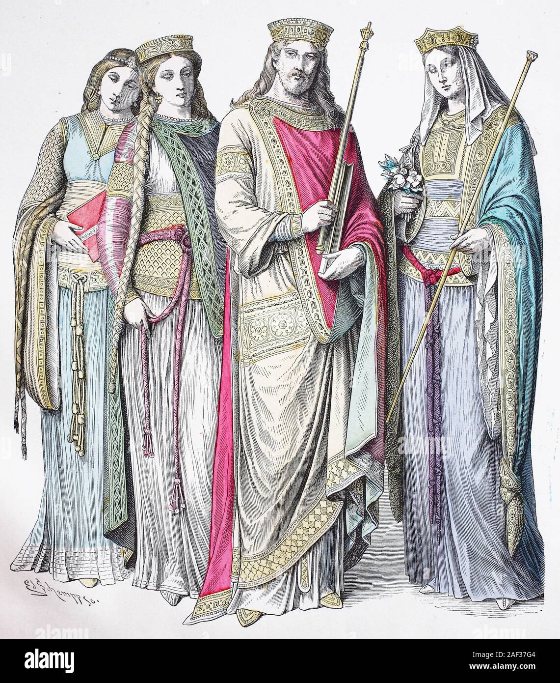 Frankish women hi-res stock photography and images - Alamy