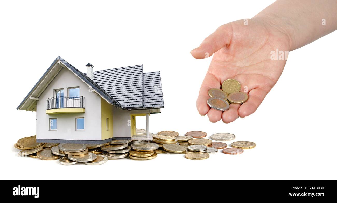 House and money Stock Photo - Alamy