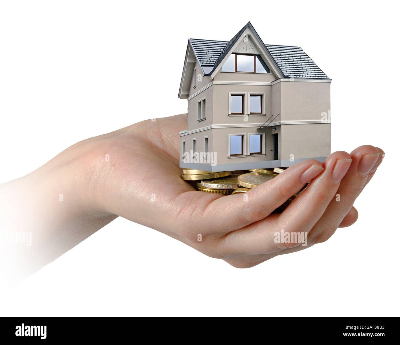 House and money Stock Photo - Alamy