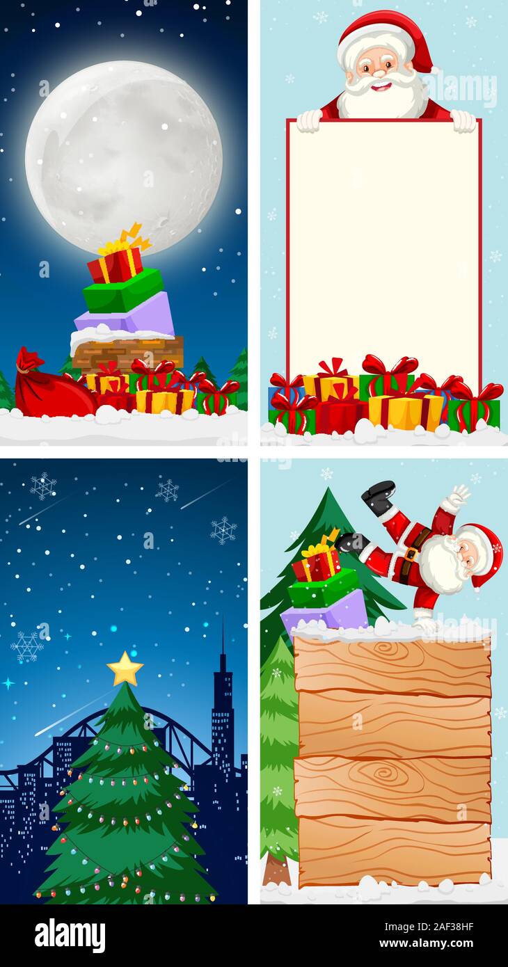 Background templates with christmas theme illustration Stock Vector ...