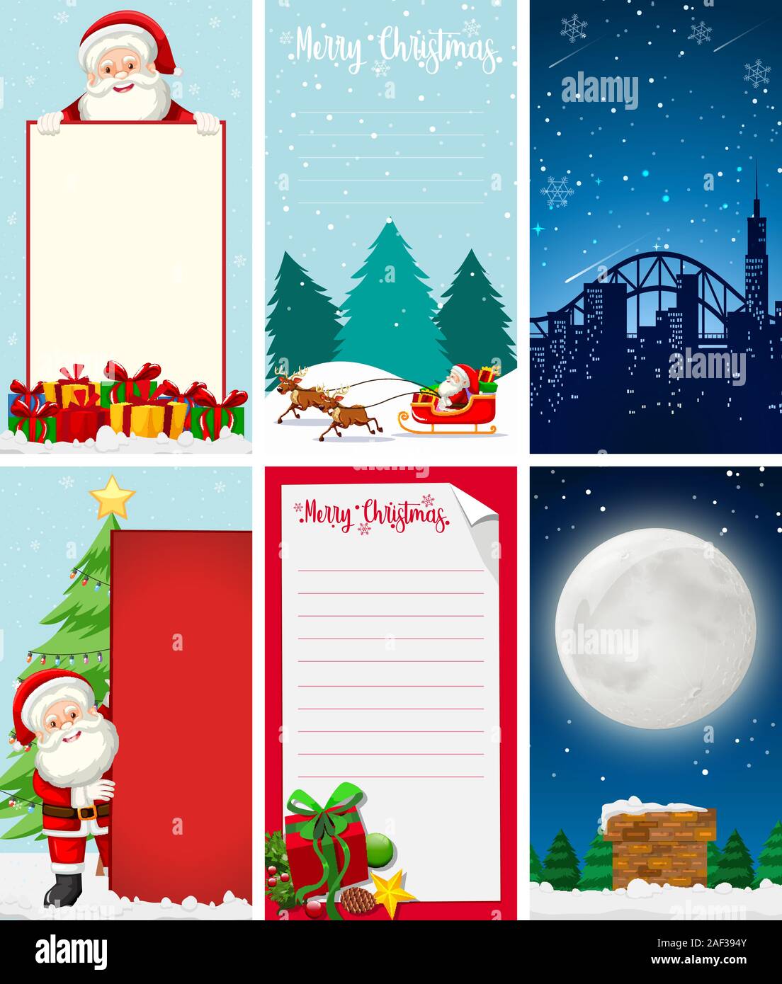 Background templates with christmas theme illustration Stock Vector ...