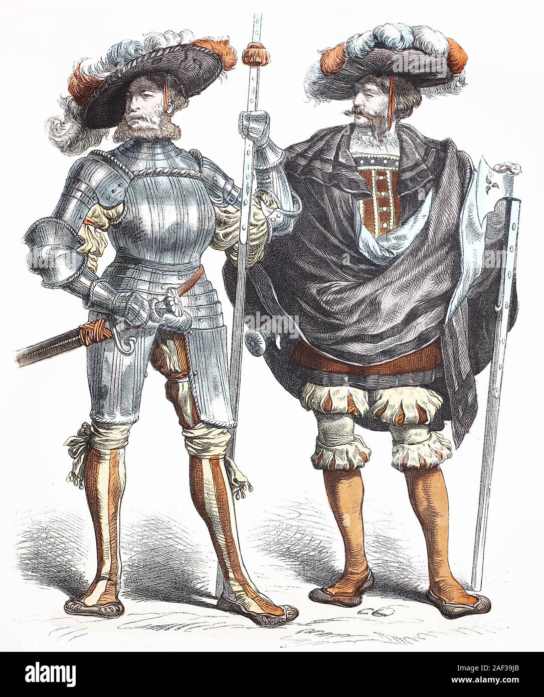 National costume, clothes, history of the costumes, captain and second ...