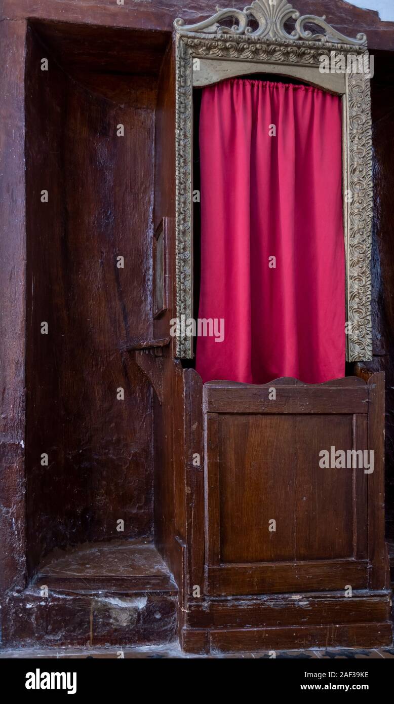 Confessional box hi-res stock photography and images - Alamy