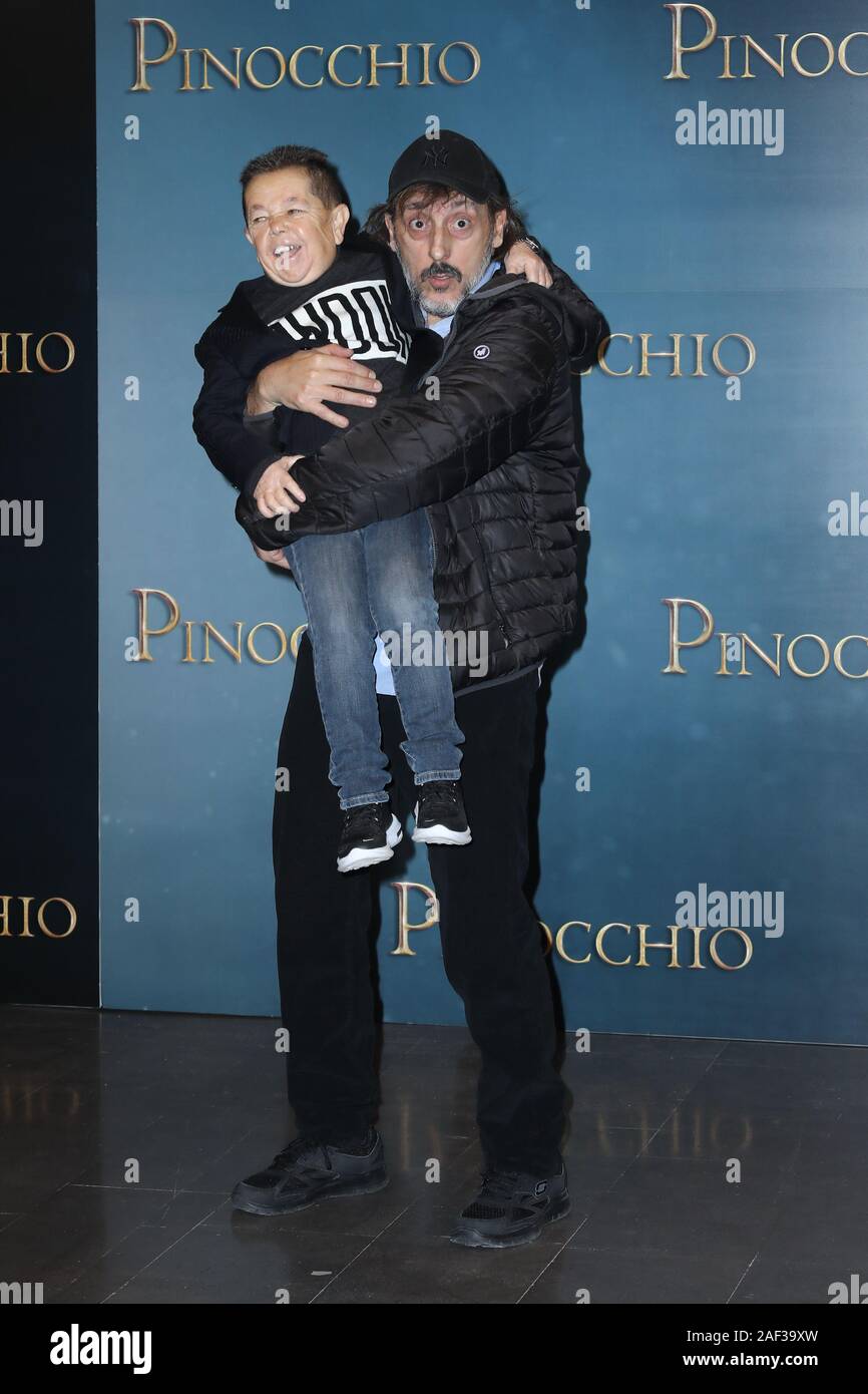 Rome, Italy. 12th Dec, 2019. Rome, cinema The Space Modern, photocall ...