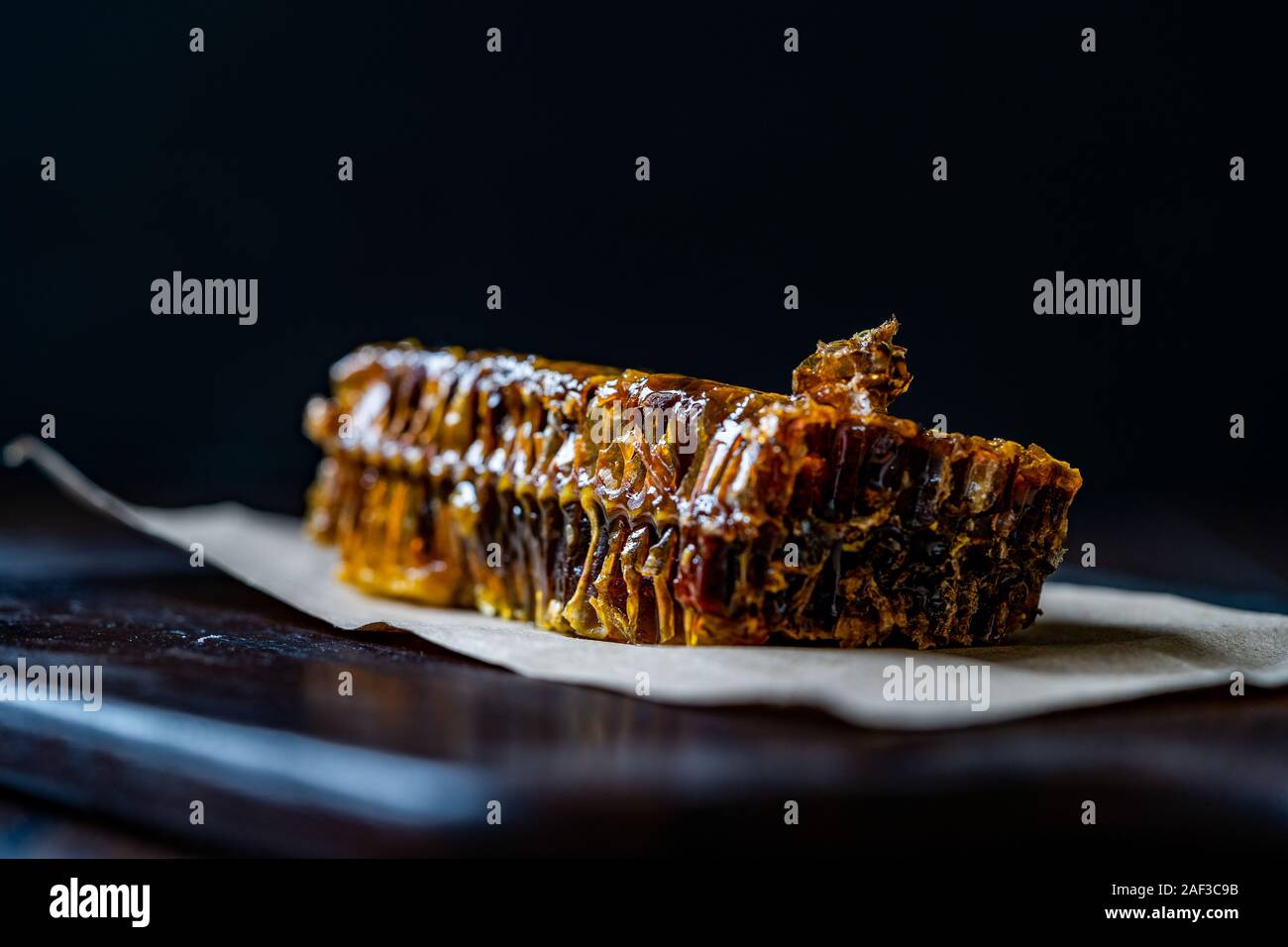 Karakovan Honeycomb / Dark Black Organic Turkish Honey. Ready to Eat ...