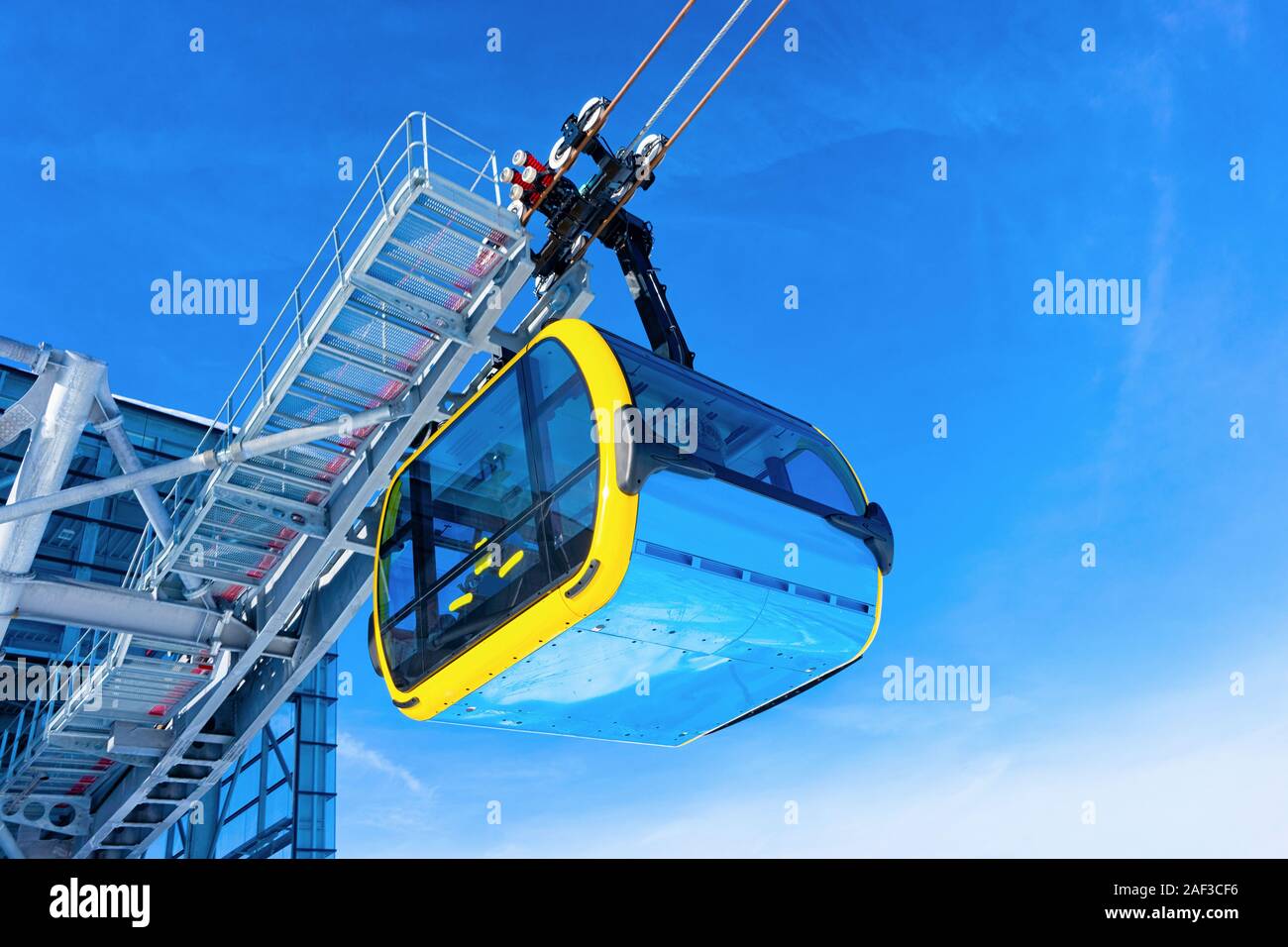 Cable car at Penken ski resort in Tyrol in Austria Stock Photo - Alamy