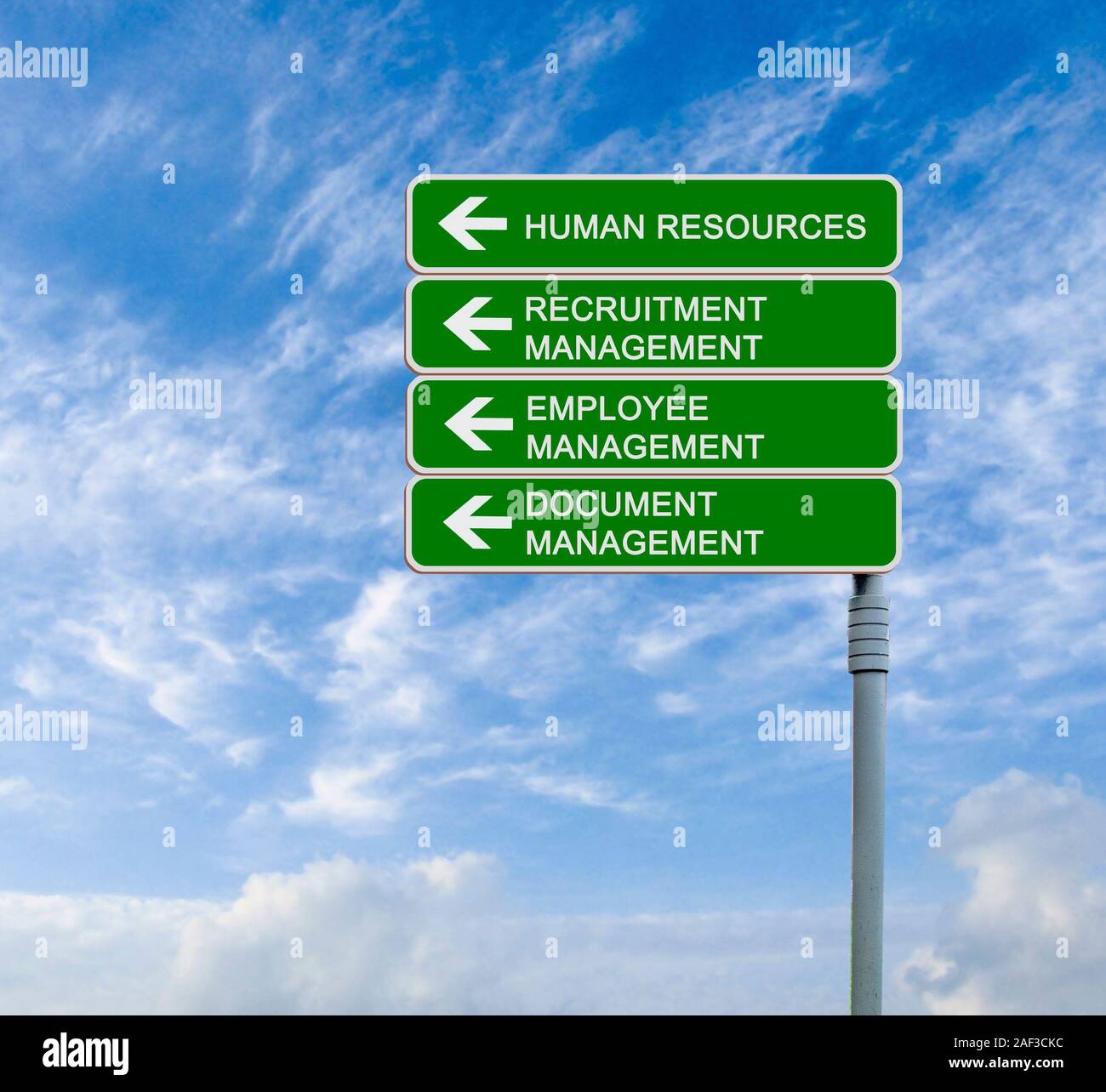Road sign to HR Stock Photo - Alamy