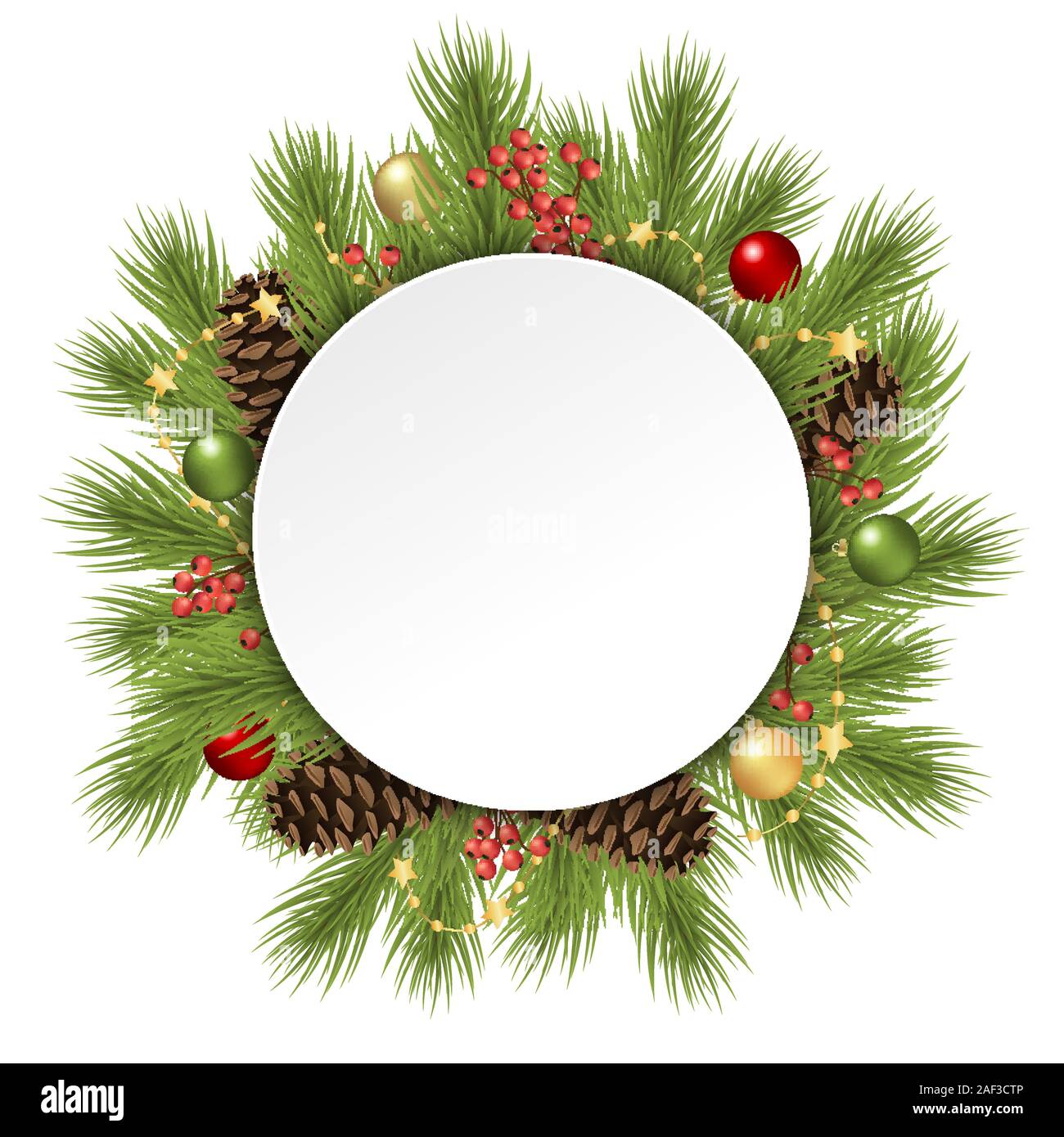 Pine tree cones branches Stock Vector Images - Alamy