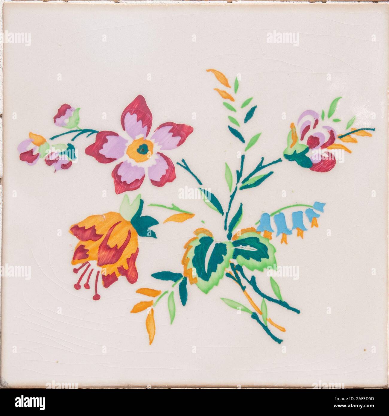 Ceramic Tile Painting Designs