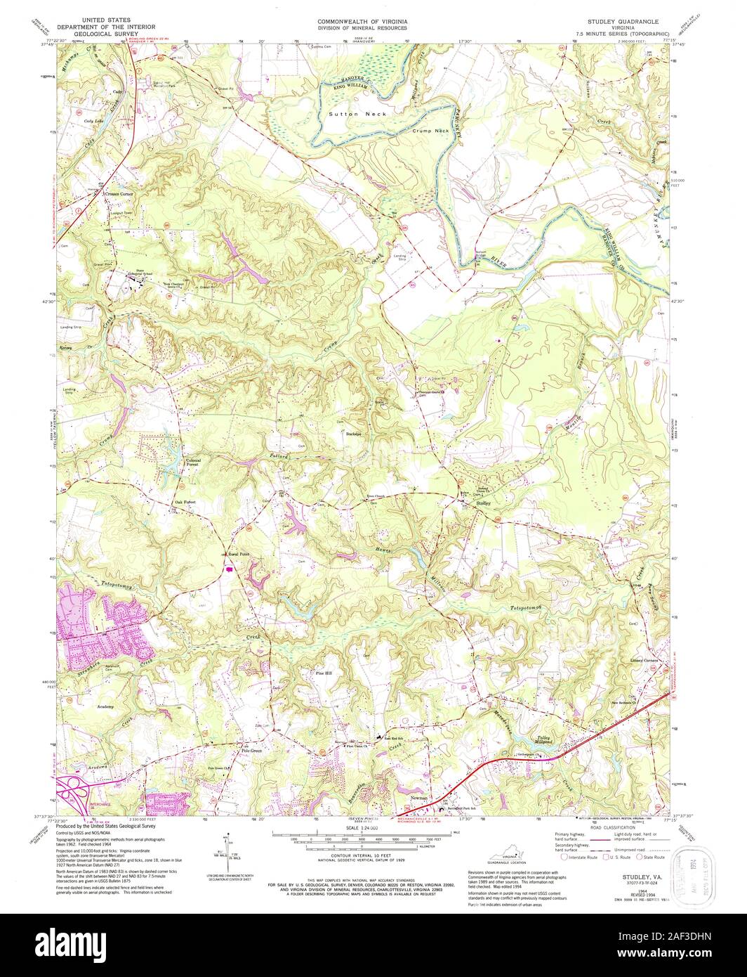 Studley map hi-res stock photography and images - Alamy