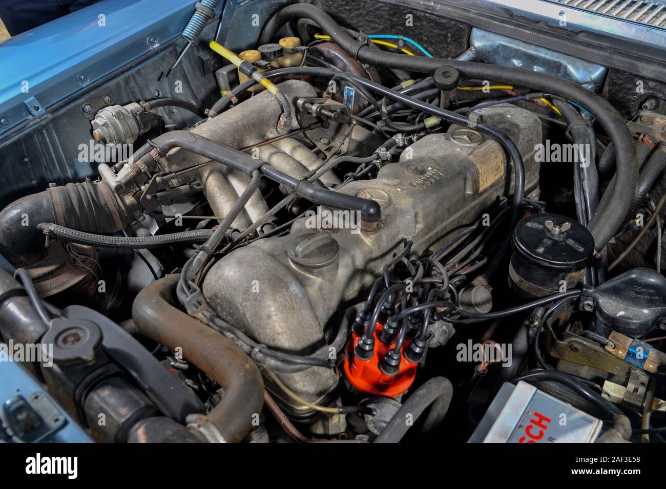 1972 Mercedes 250CE W114 shape classic German luxury coupe Stock Photo ...