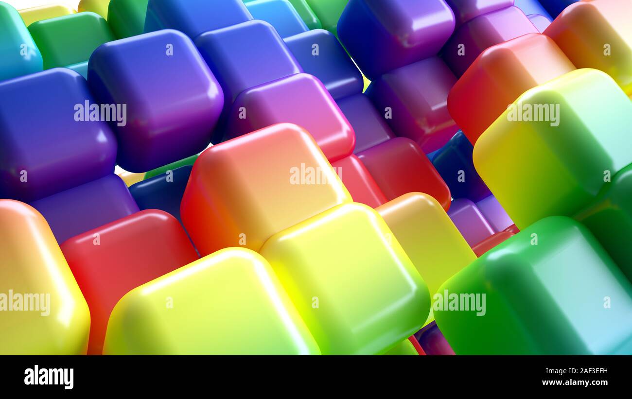 Rainbow background. 3d illustration 3d rendering Stock Photo - Alamy