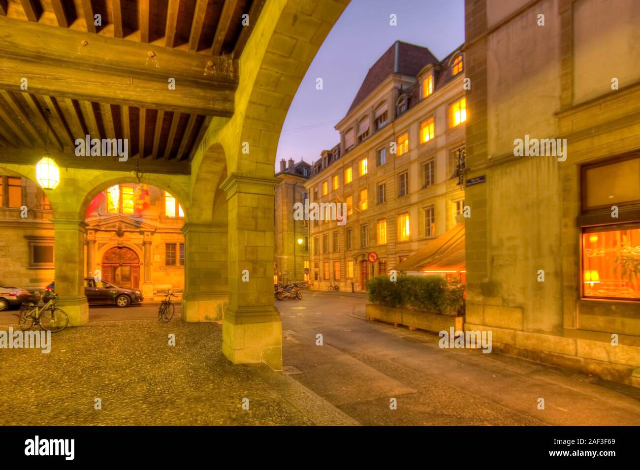 Old view of geneva hi-res stock photography and images - Alamy