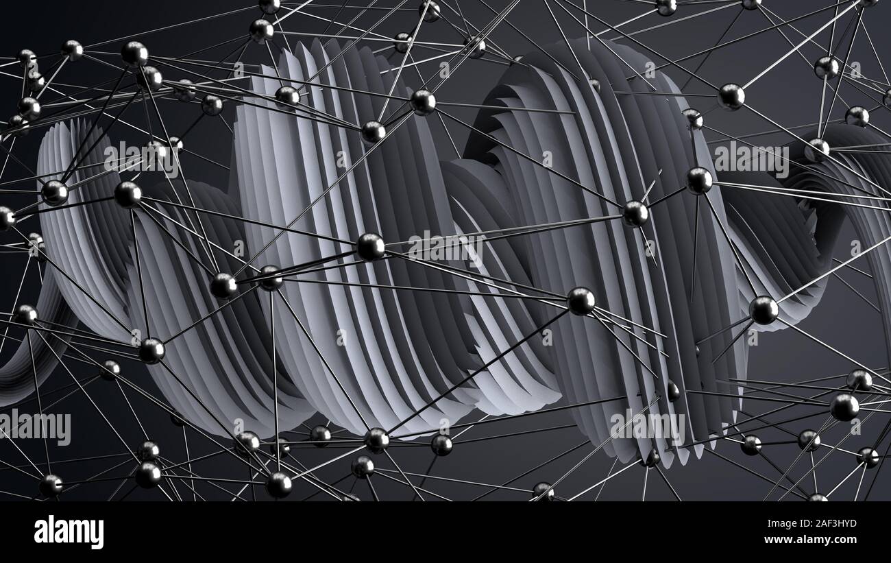 Abstract gray background. 3d rendering, 3d illustration Stock Photo - Alamy