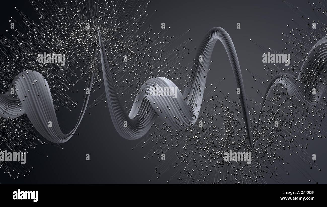 Abstract gray background. 3d rendering, 3d illustration Stock Photo - Alamy