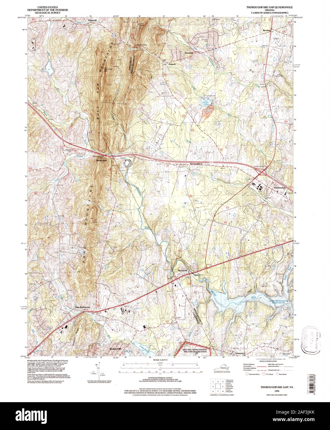 Thoroughfare gap hi-res stock photography and images - Alamy