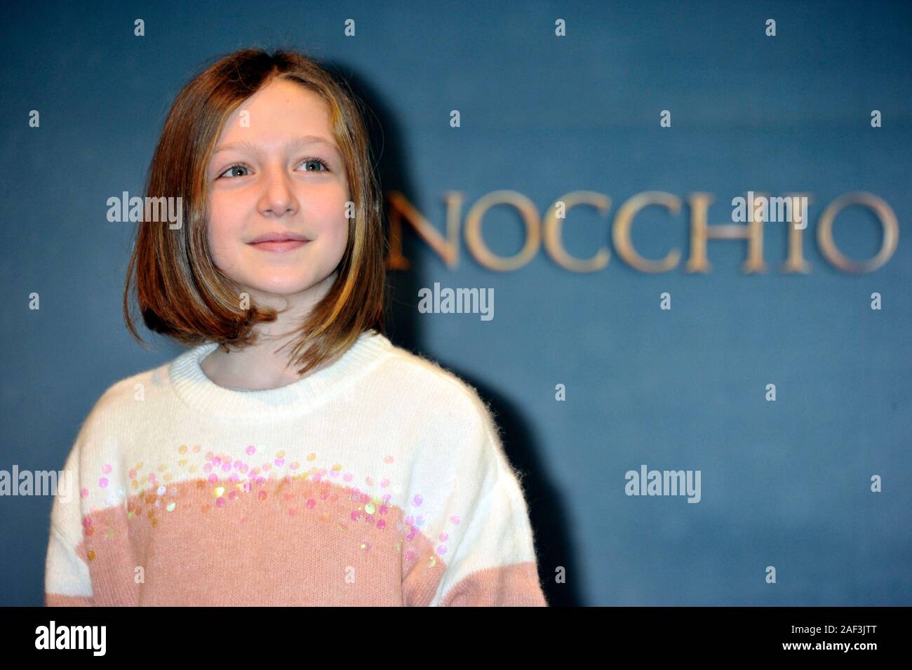 Roma, Italy. 12th Dec, 2019. Roma, Photocall del film Pinocchio ...