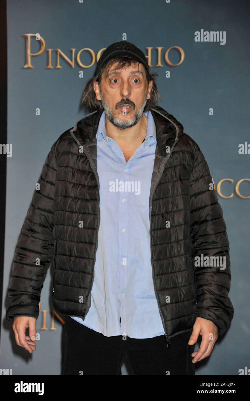 Roma, Italy. 12th Dec, 2019. Roma, Photocall del film Pinocchio ...