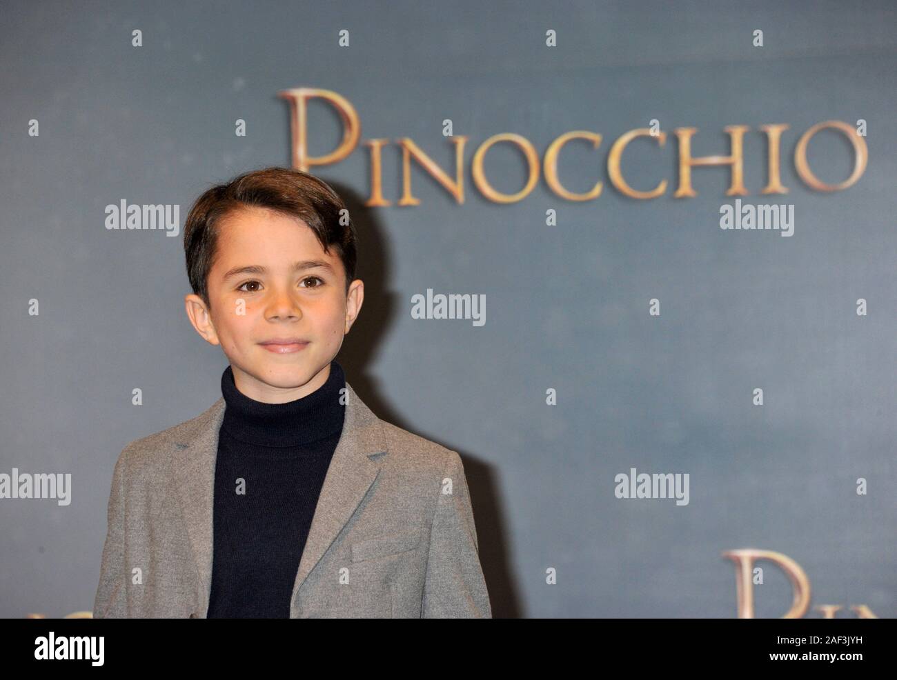 Roma, Italy. 12th Dec, 2019. Roma, Photocall del film Pinocchio ...