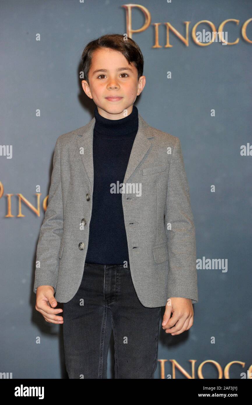 Roma, Italy. 12th Dec, 2019. Roma, Photocall del film Pinocchio ...