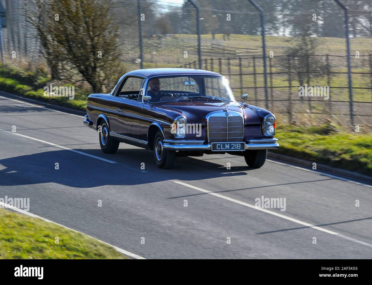 Mercedes pillarless coupe hi-res stock photography and images - Alamy