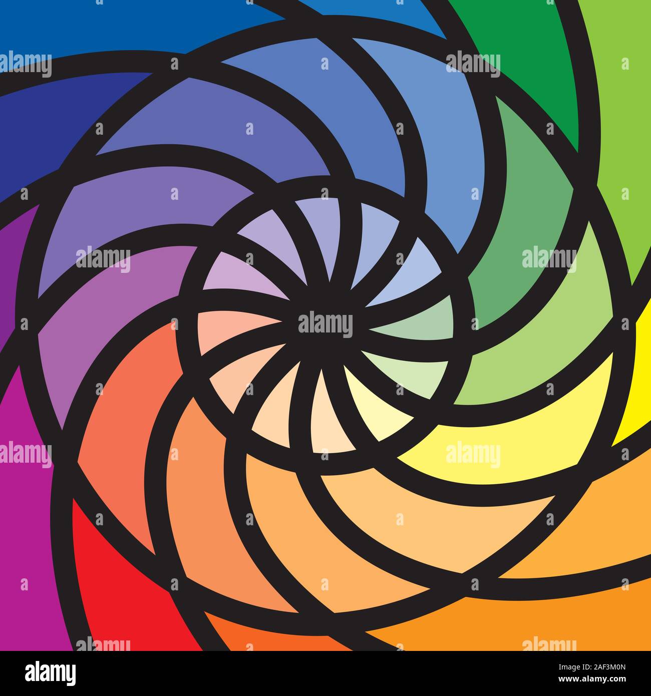 Color wheel or color circle with twelve colors Stock Vector Image & Art ...